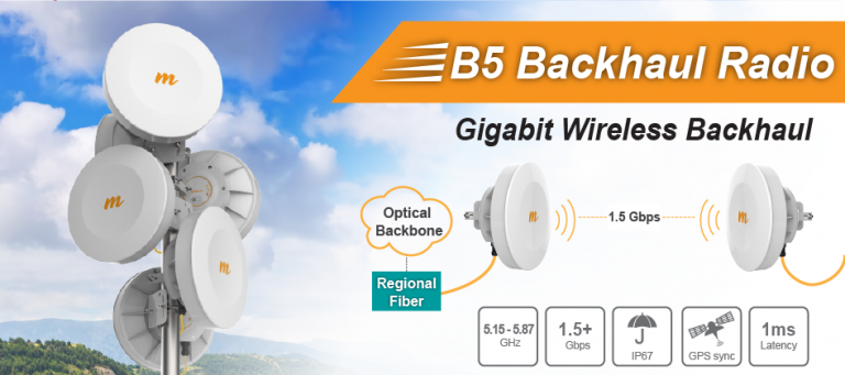 Mimosa B5 : Unlicensed Backhaul - PlanetComm