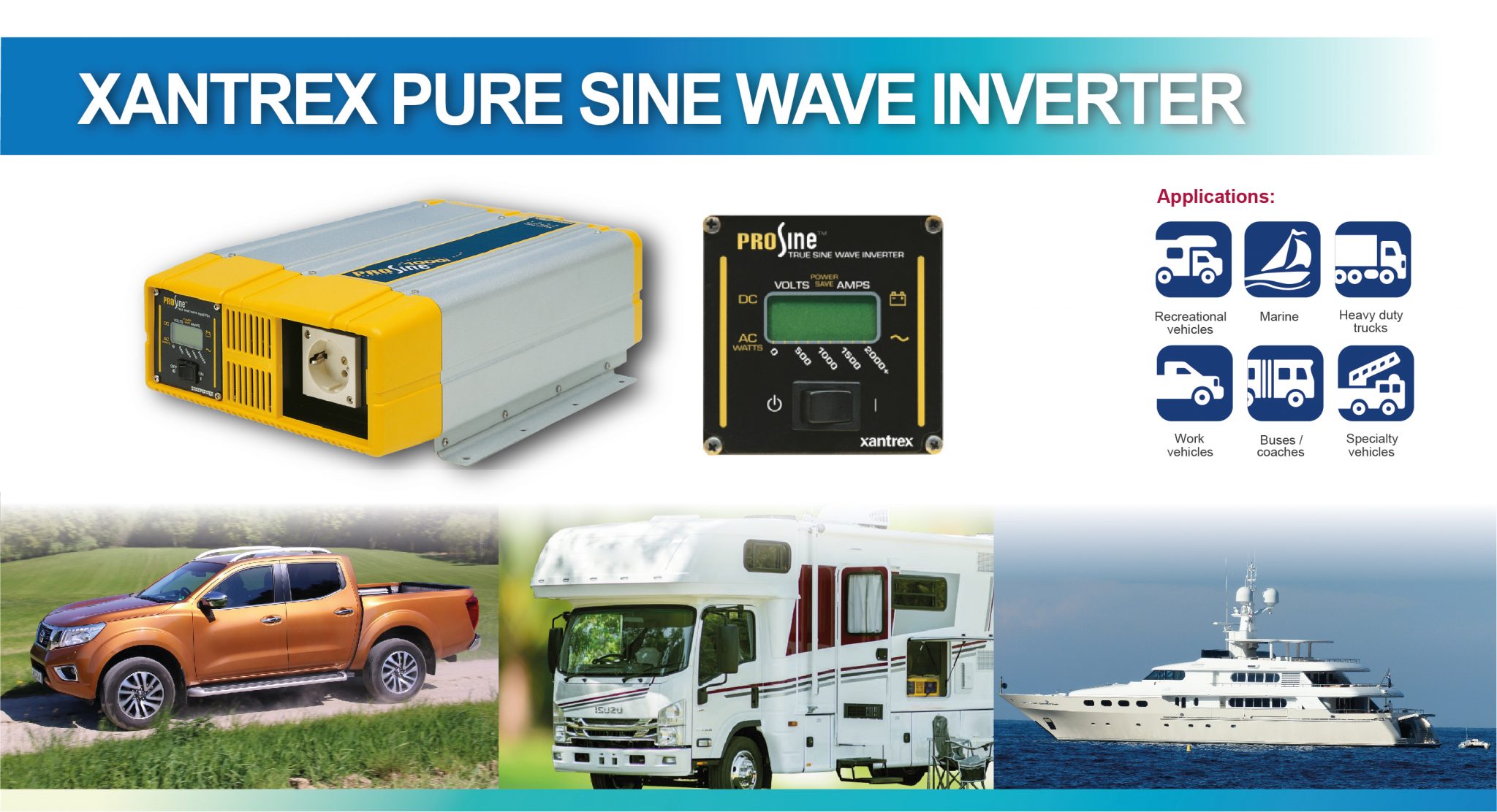 Xantrex PROsine-i Inverter - PlanetComm